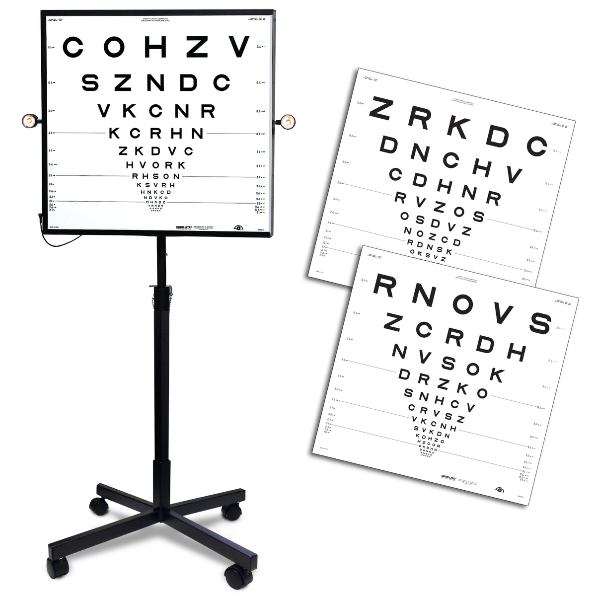 ETDRS Vision Test Charts Leading LogMAR Chart Producers Good Lite Co ETDRS Vision Test Charts Leading LogMAR Chart Producers Good Lite Co