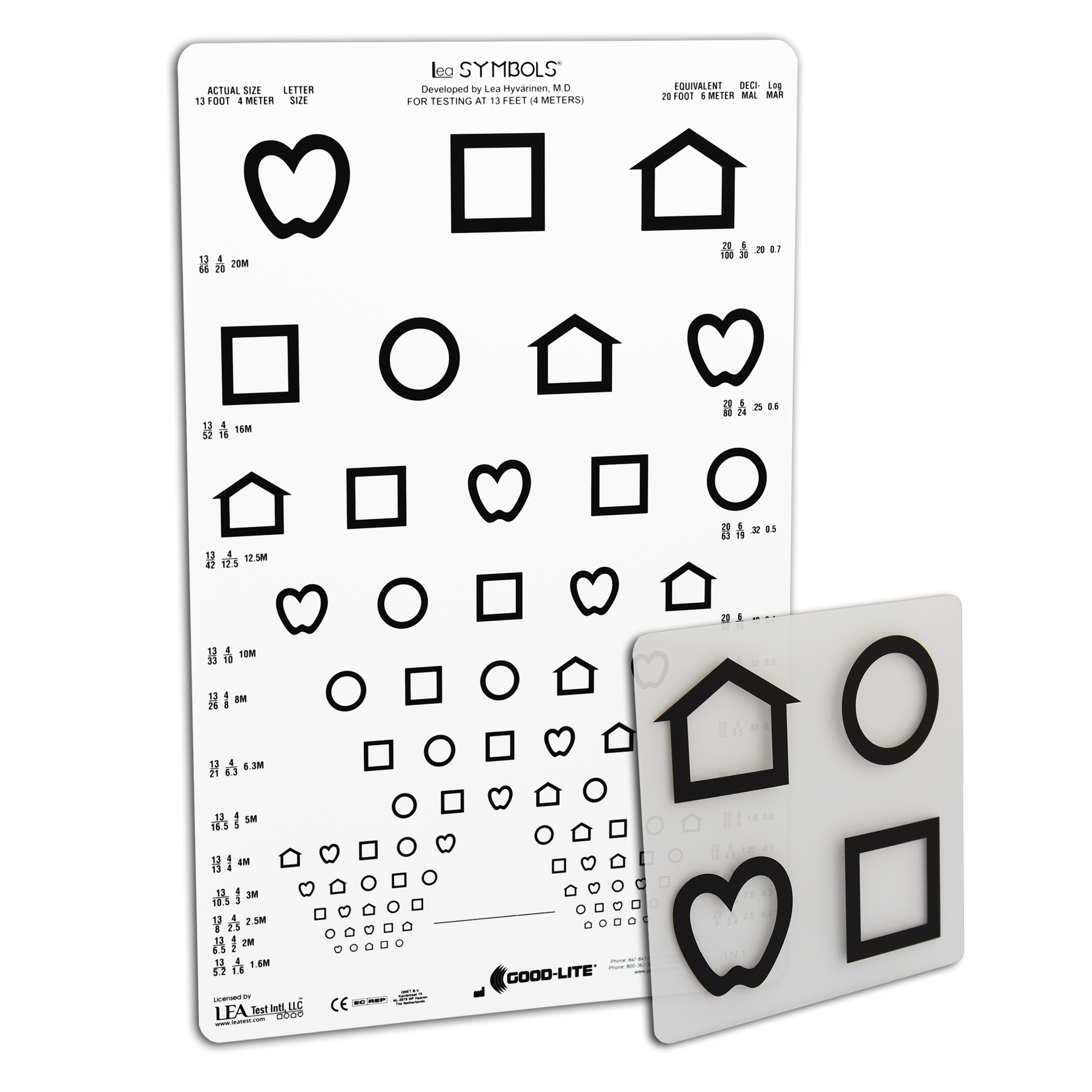 LEA SYMBOLS® - Distance Vision – tagged "Low Vision Wall Charts" – Good ...