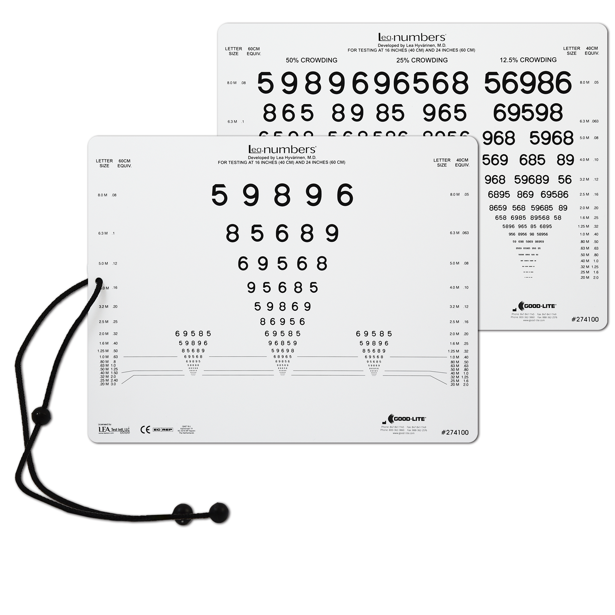 LEA NUMBERS® - Near Vision – tagged "Near Cards Pediatric Charts ...