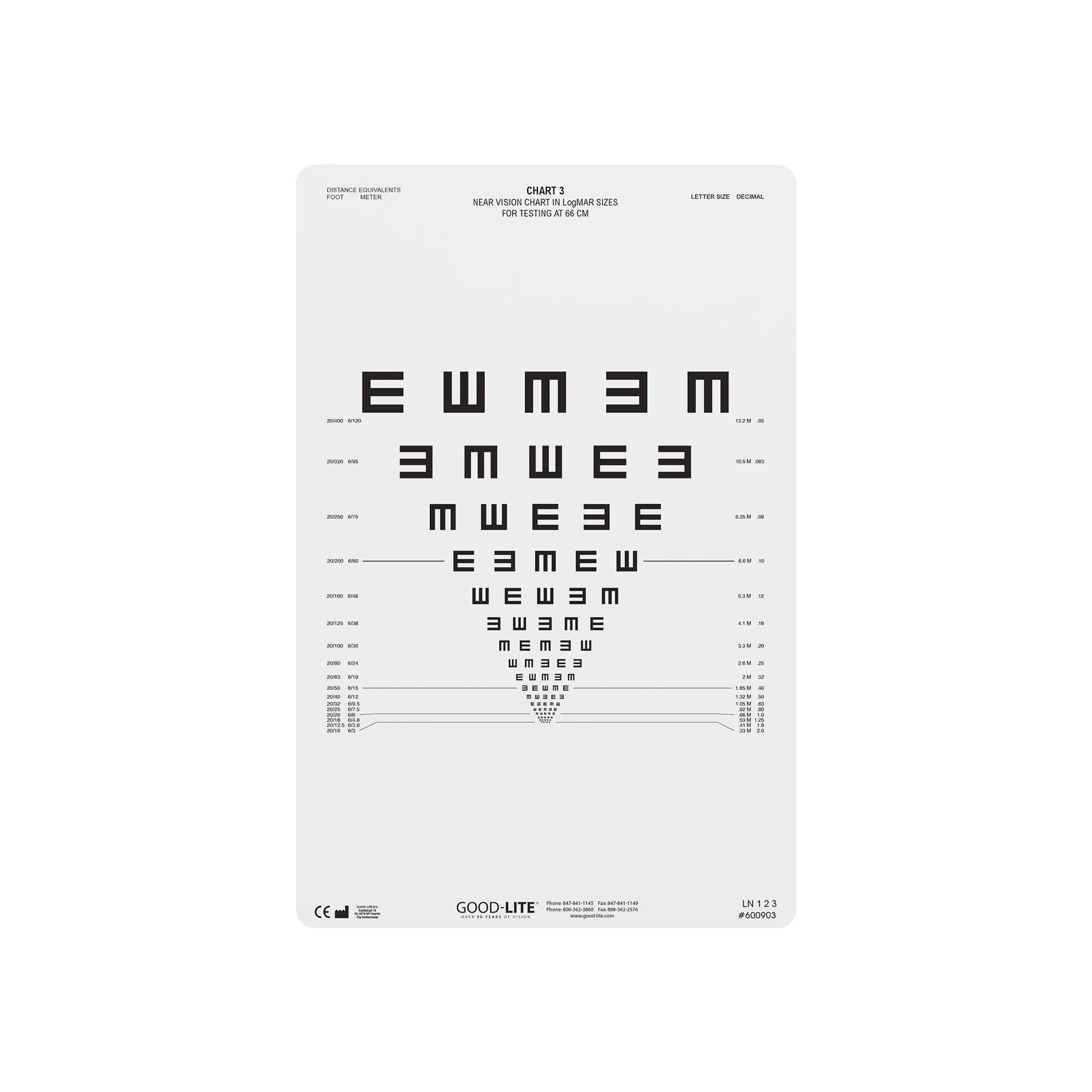 Chart(Intermediate): ESV1200™ and ESV1500™ - Tumbling E (26"/66cm ...