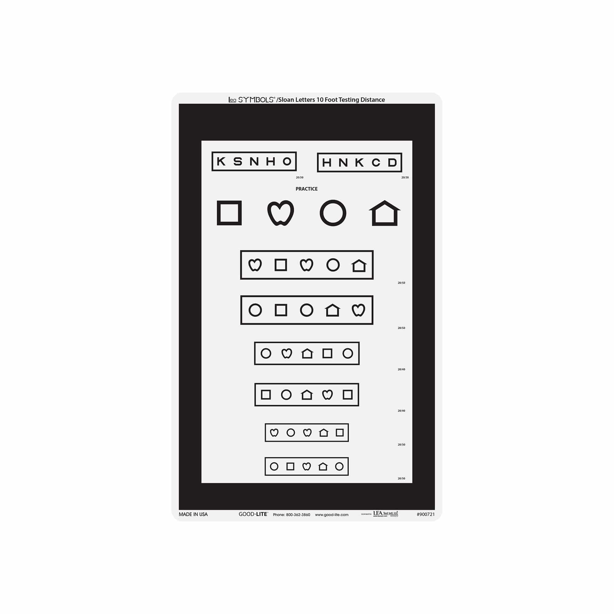 Critical-Line™ Quantum LED: LEA SYMBOLS® Texas - Chart Only (10ft/3m ...