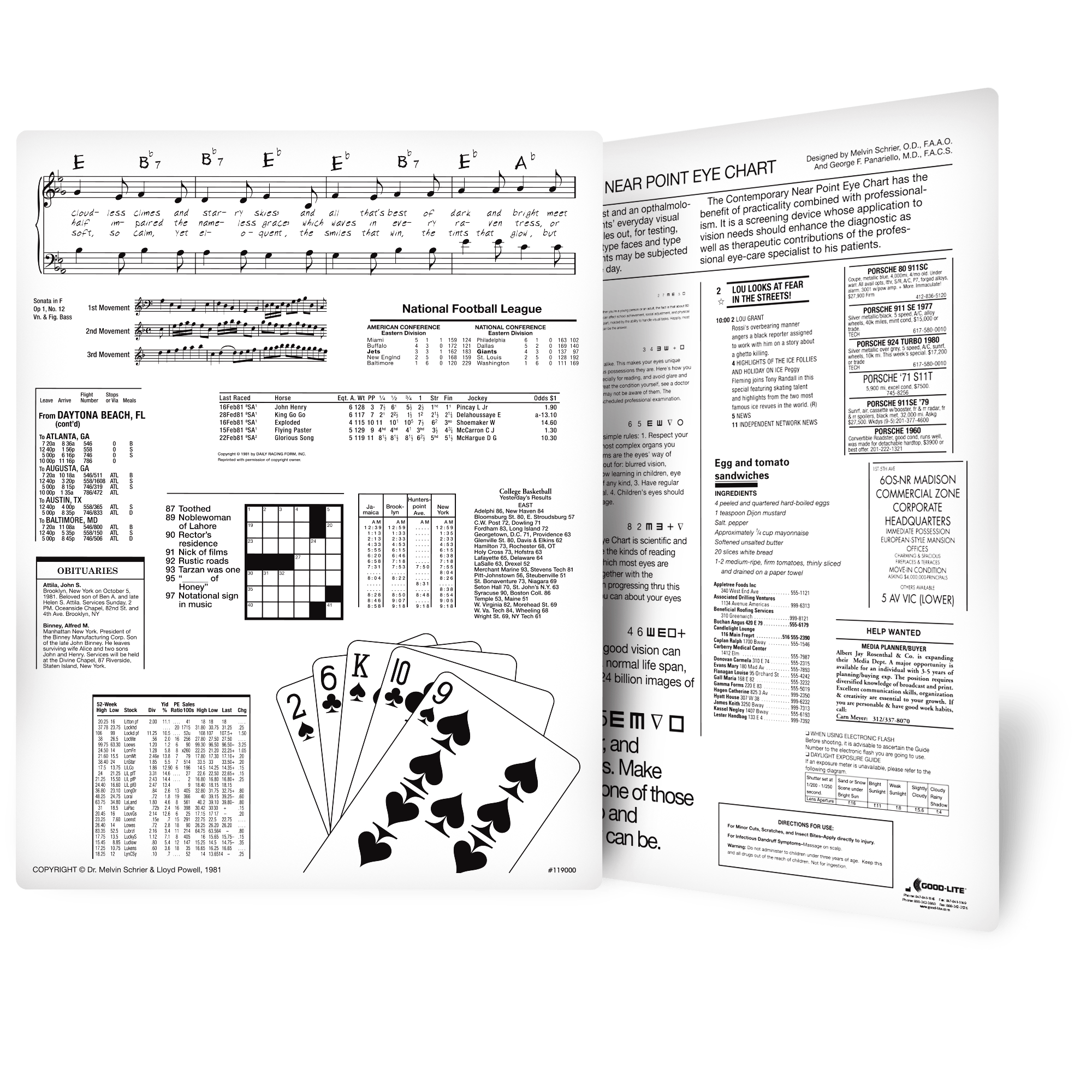 Contemporary Near Vision Card