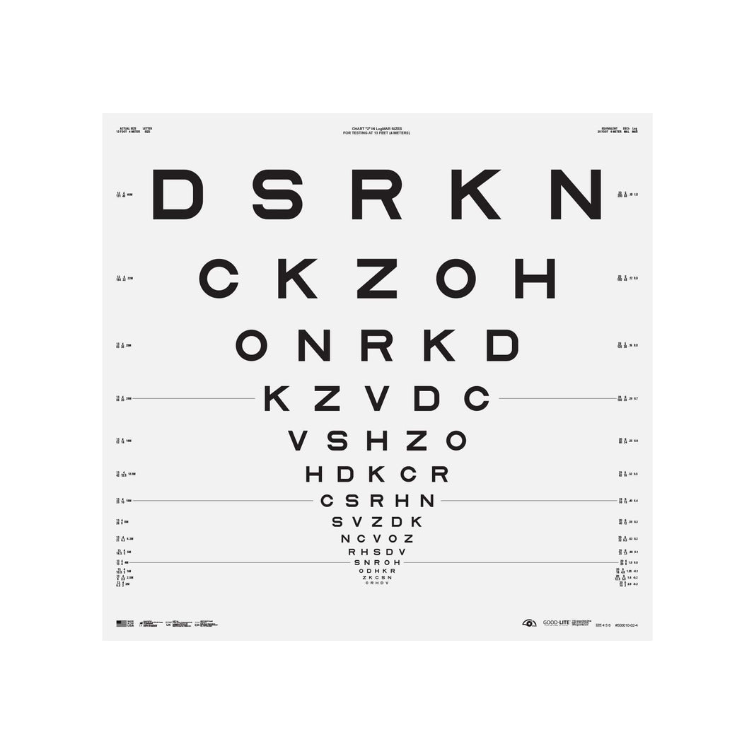 ETDRS Vision Test Charts - Leading LogMAR Chart Producers – Good-Lite Co