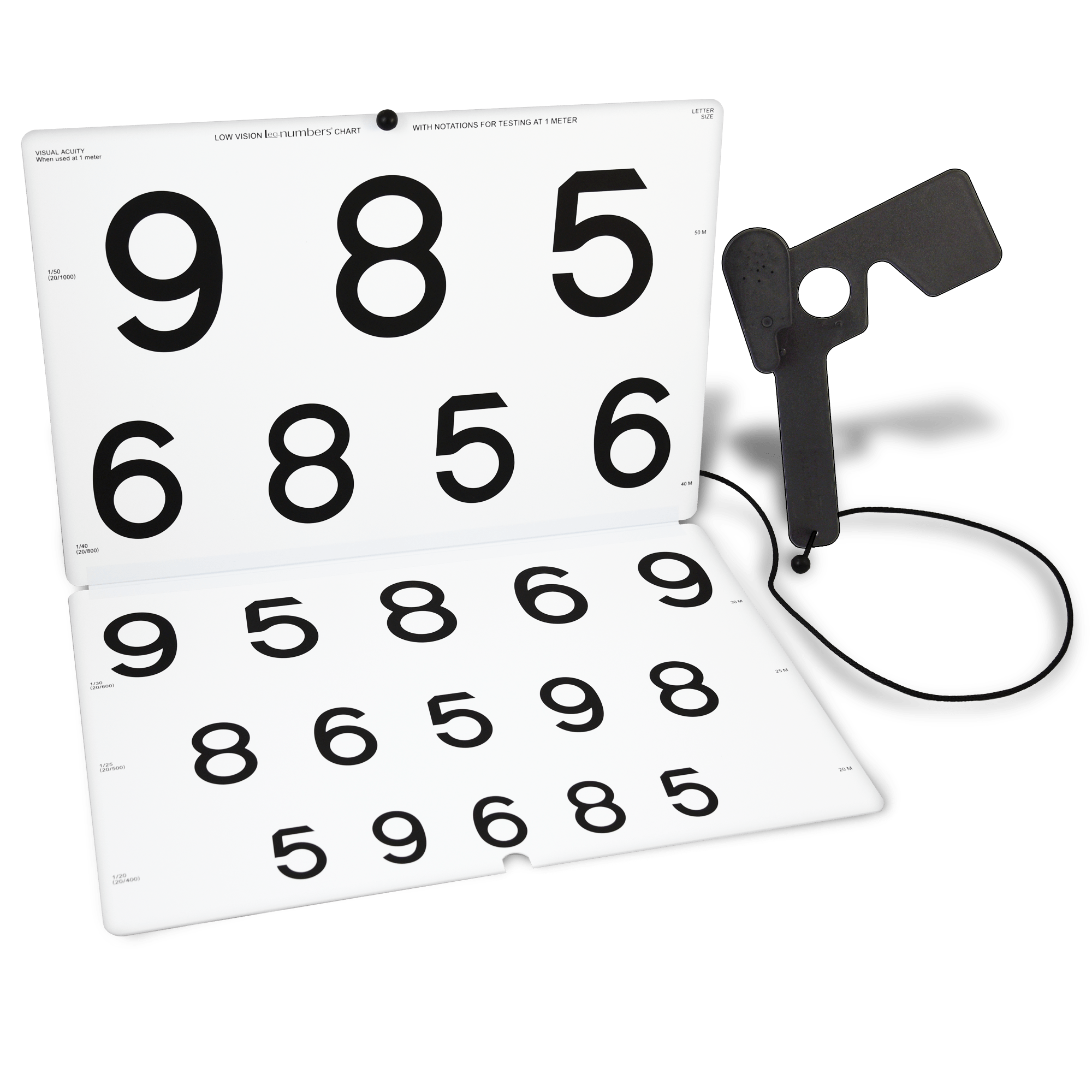 LEA NUMBERS® Chart for Vision Rehabilitation
