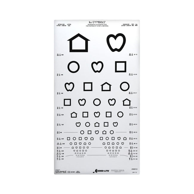 LEA SYMBOLS® Proportional Distance Chart | Good-Lite – Good-Lite Co
