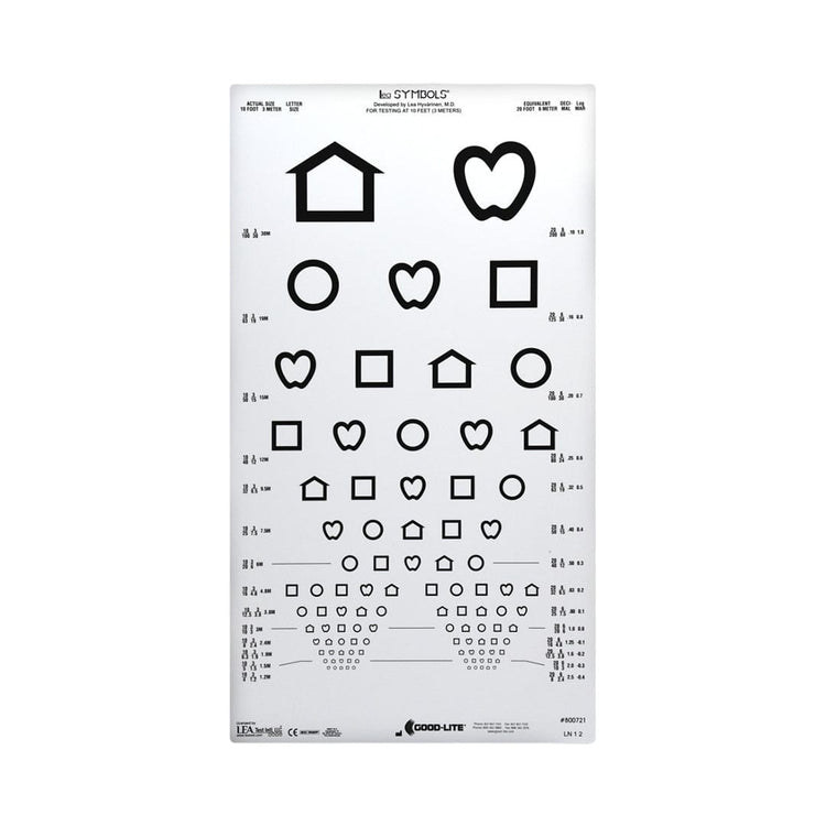 LEA SYMBOLS® Proportional Distance Chart | Good-Lite – Good-Lite Co