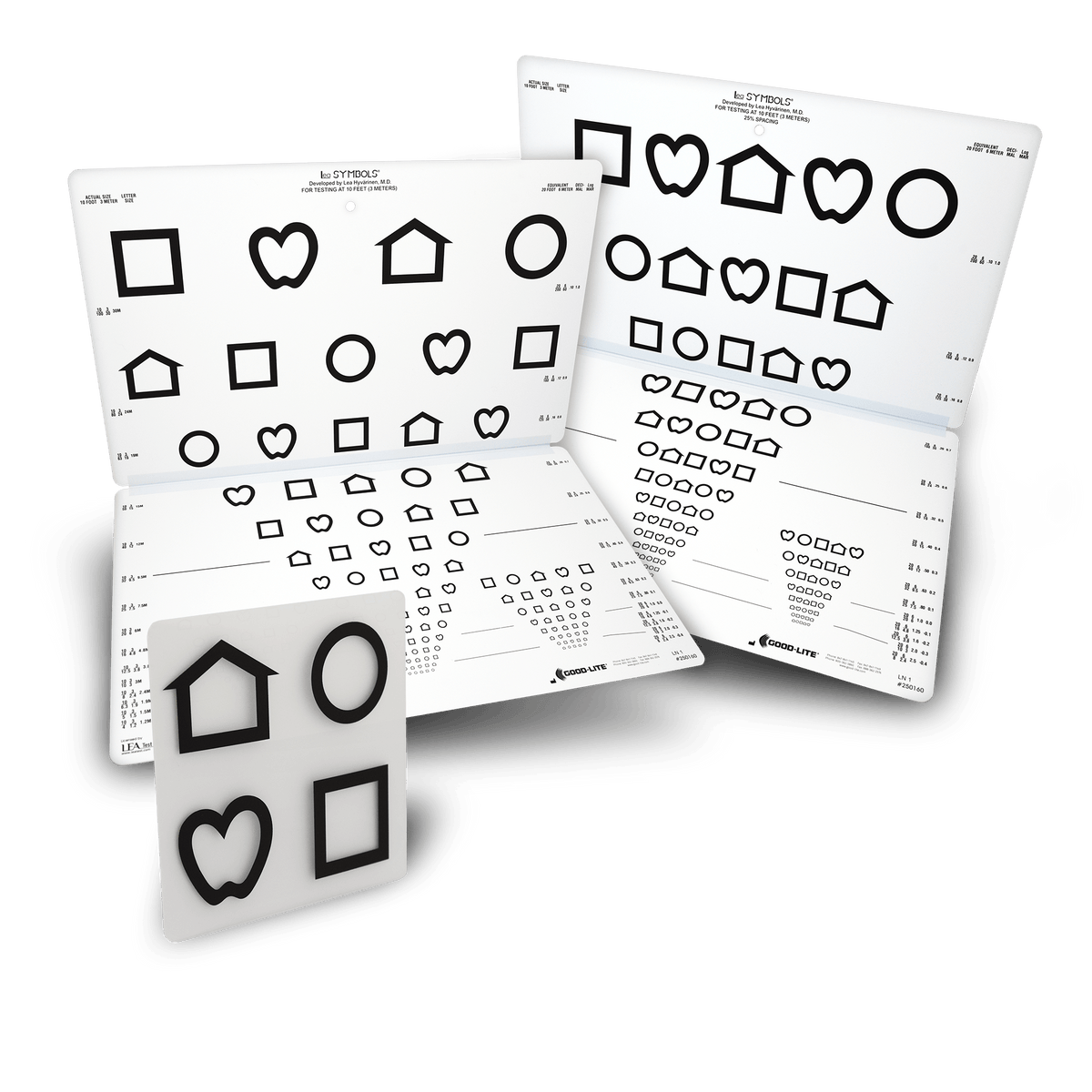 LEA SYMBOLS® 15 Line Folding Chart with 25% and 100% Spacing – Good-Lite Co