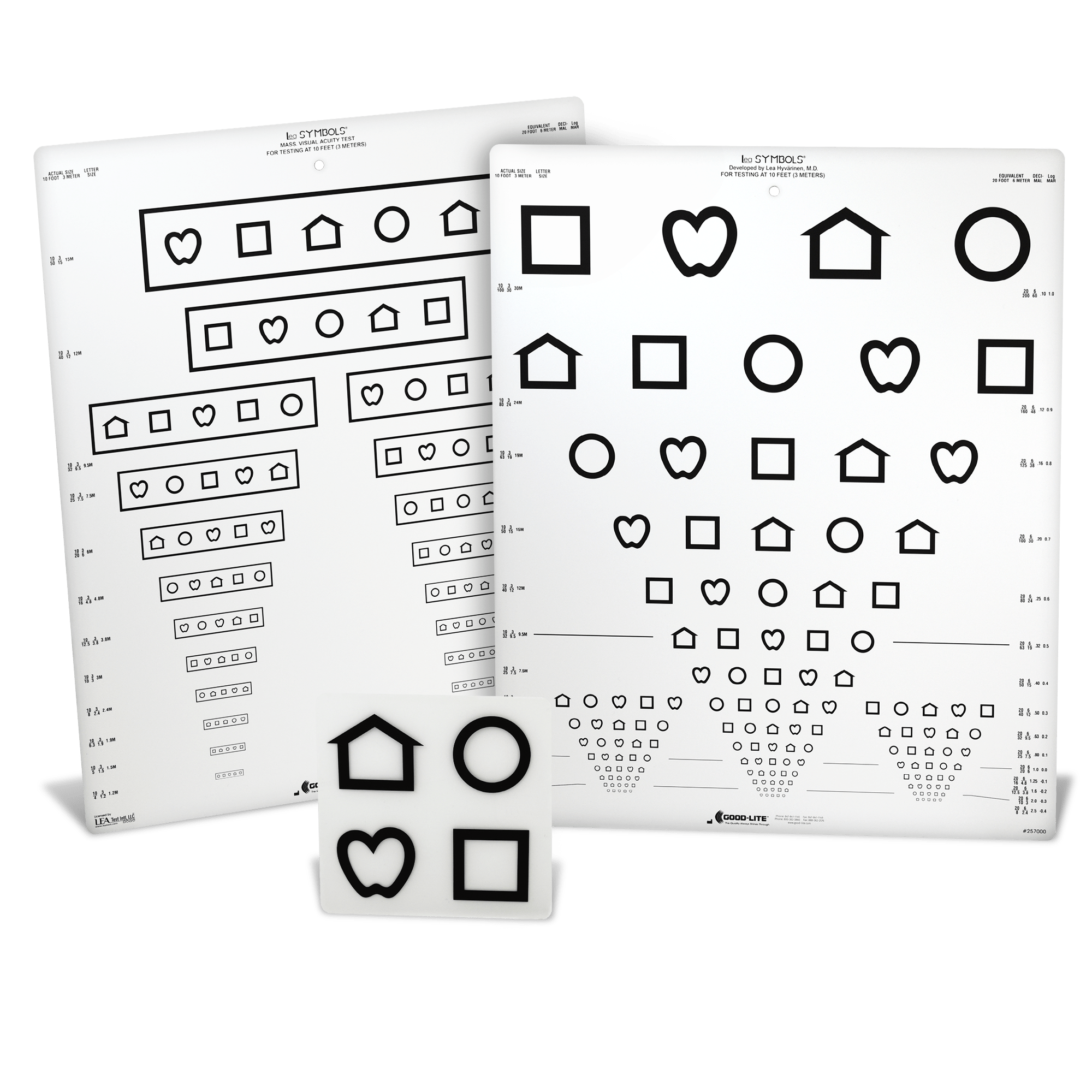 LEA SYMBOLS® 15 Line Pediatric Eye Chart