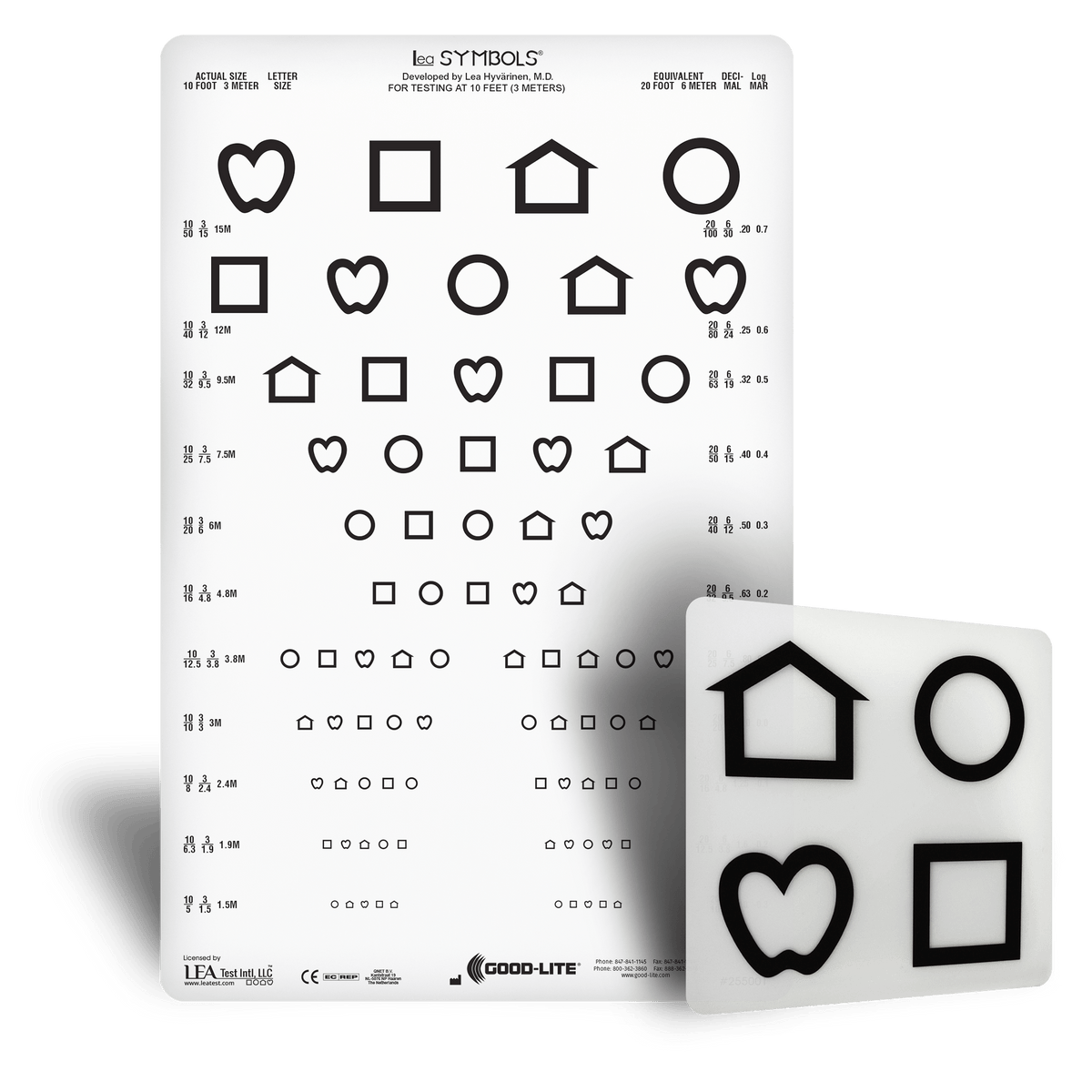 LEA SYMBOLS® Linear Spaced Chart – Good-Lite
