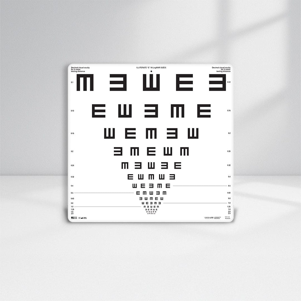 Chart(Distance): LEA SYMBOLS® and Tumbling E Chart Non-Foldable - Set ...