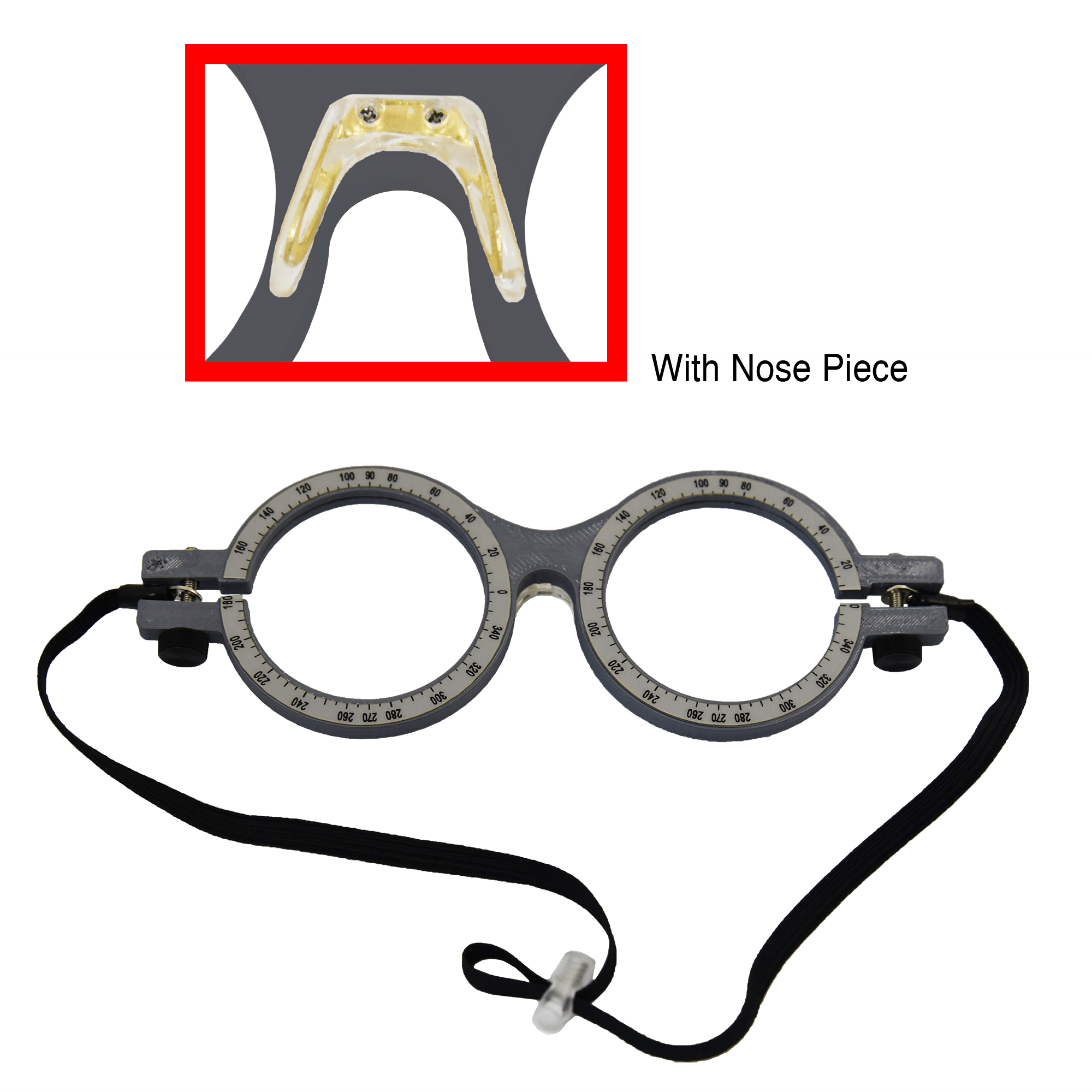 Yoked Prism Frame with 360 Degree Compass and Adjustable Nose Piece